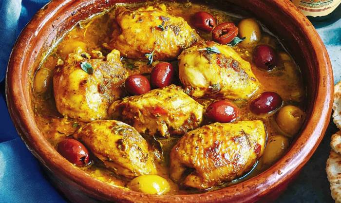 Recette du Tajine de Poulet aux Olives et Citron confit - Omega Cuisine